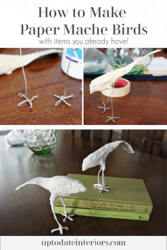 Paper Mache Birds: Easy DIY project
