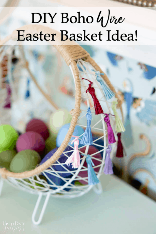 You'll Love this Colorful Boho Easter Basket in 2 Simple Steps