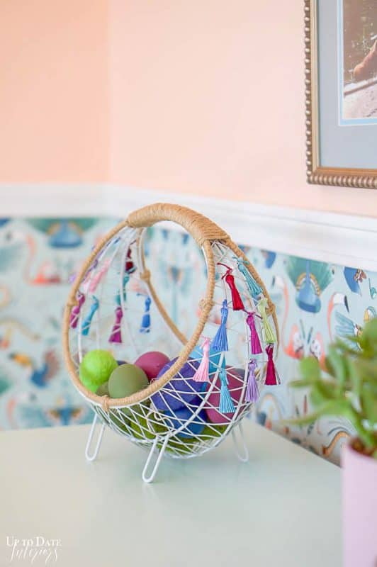 You'll Love this Colorful Boho Easter Basket in 2 Simple Steps