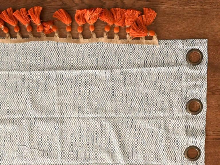 Adding Trim to Curtains for a Designer Look: A No-Sew Method