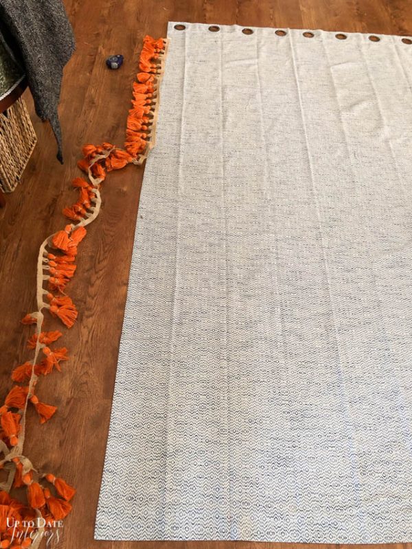 Adding Trim to Curtains for a Designer Look: A No-Sew Method
