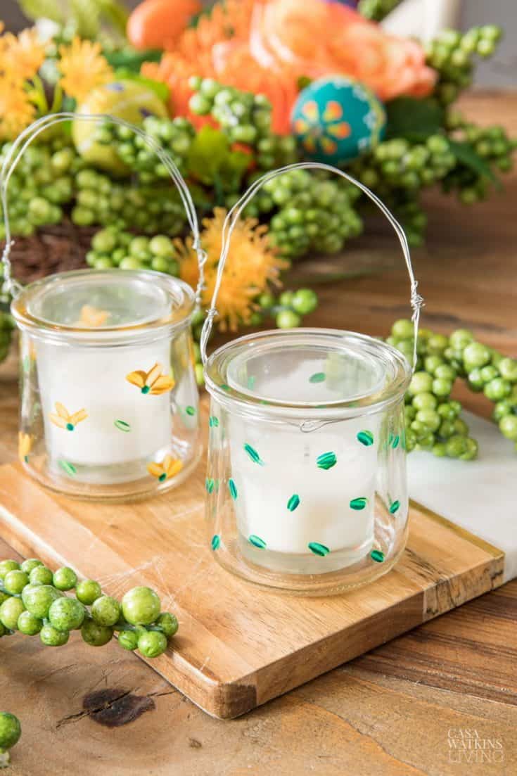 How to Make Mini Easter Baskets with Dishes