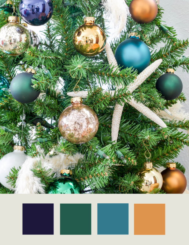 A Holiday Home Tour Featuring Beautiful Christmas Color Palette Ideas