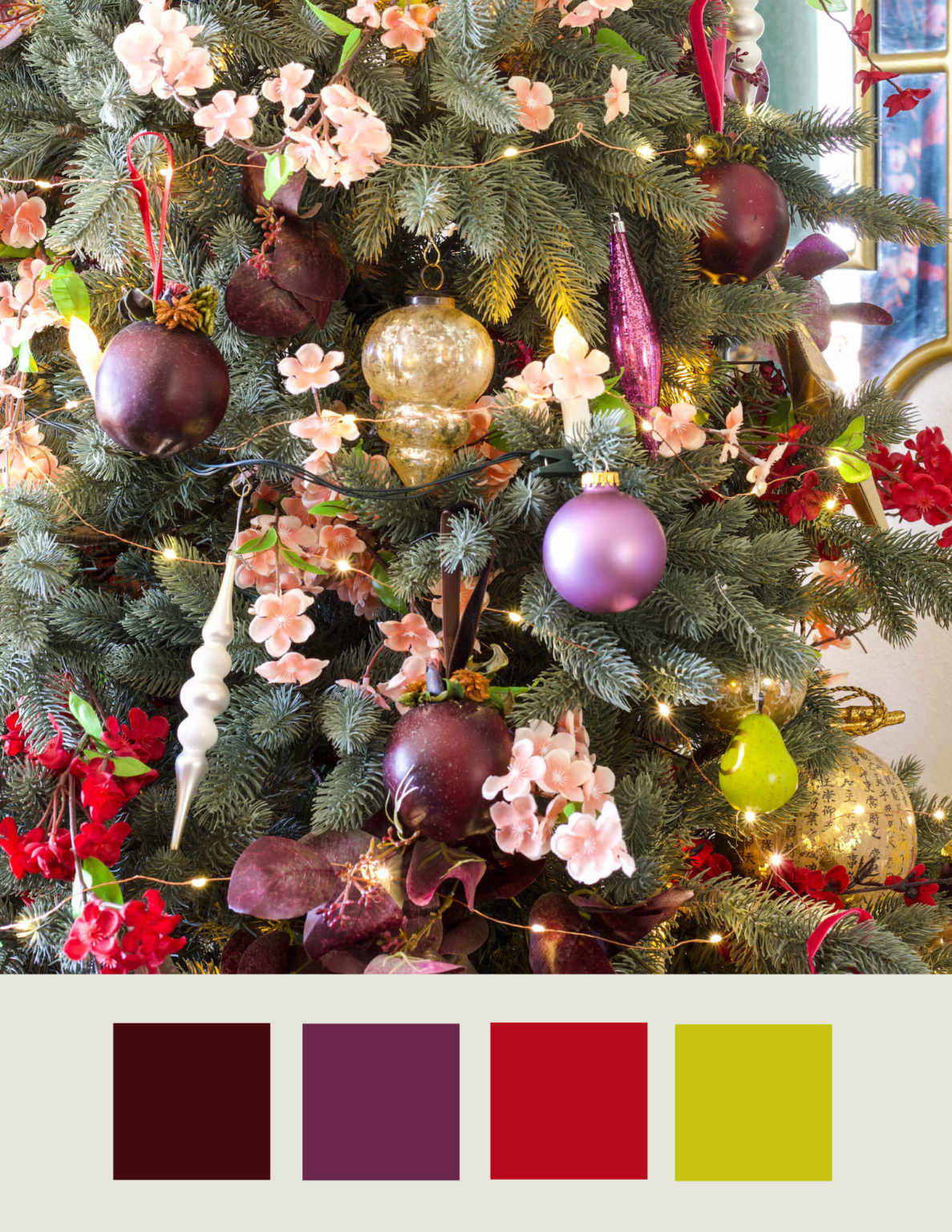 A Holiday Home Tour Featuring Beautiful Christmas Color Palette Ideas
