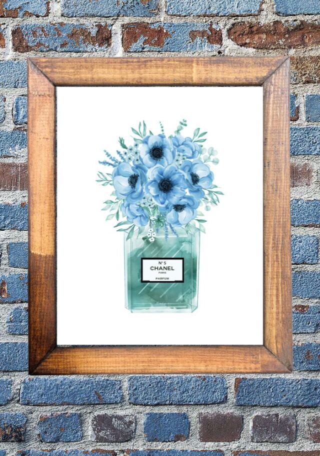 10 Original Free Printable Chanel Wall Art